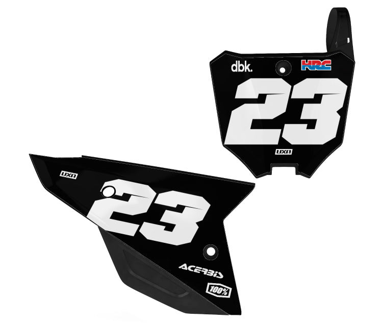 Honda Customizable Standard Series Number Plate Graphics