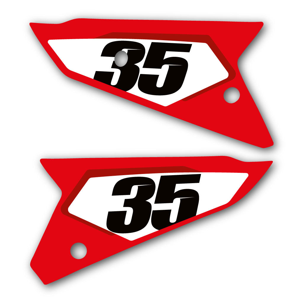 Honda Side Plate Graphics | Number Plate Graphics | RIDE UXA