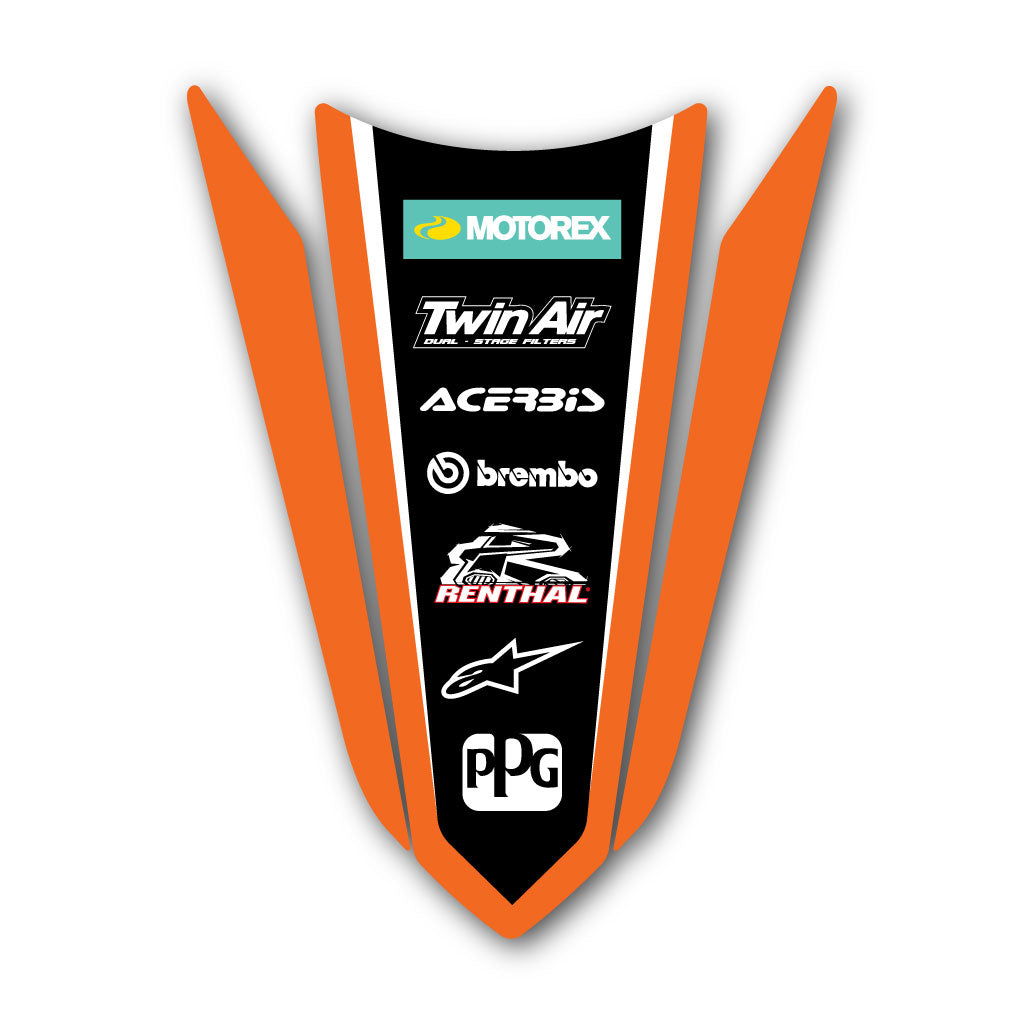 Custom Rear Fender Graphic | KTM Rear Fender Graphic | RIDE UXA