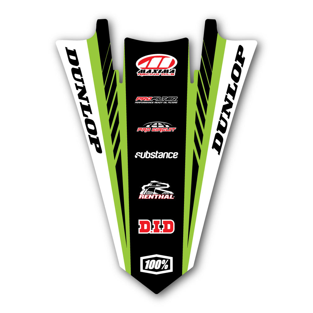 Kawasaki Rear Fender Graphics | RIDE UXA