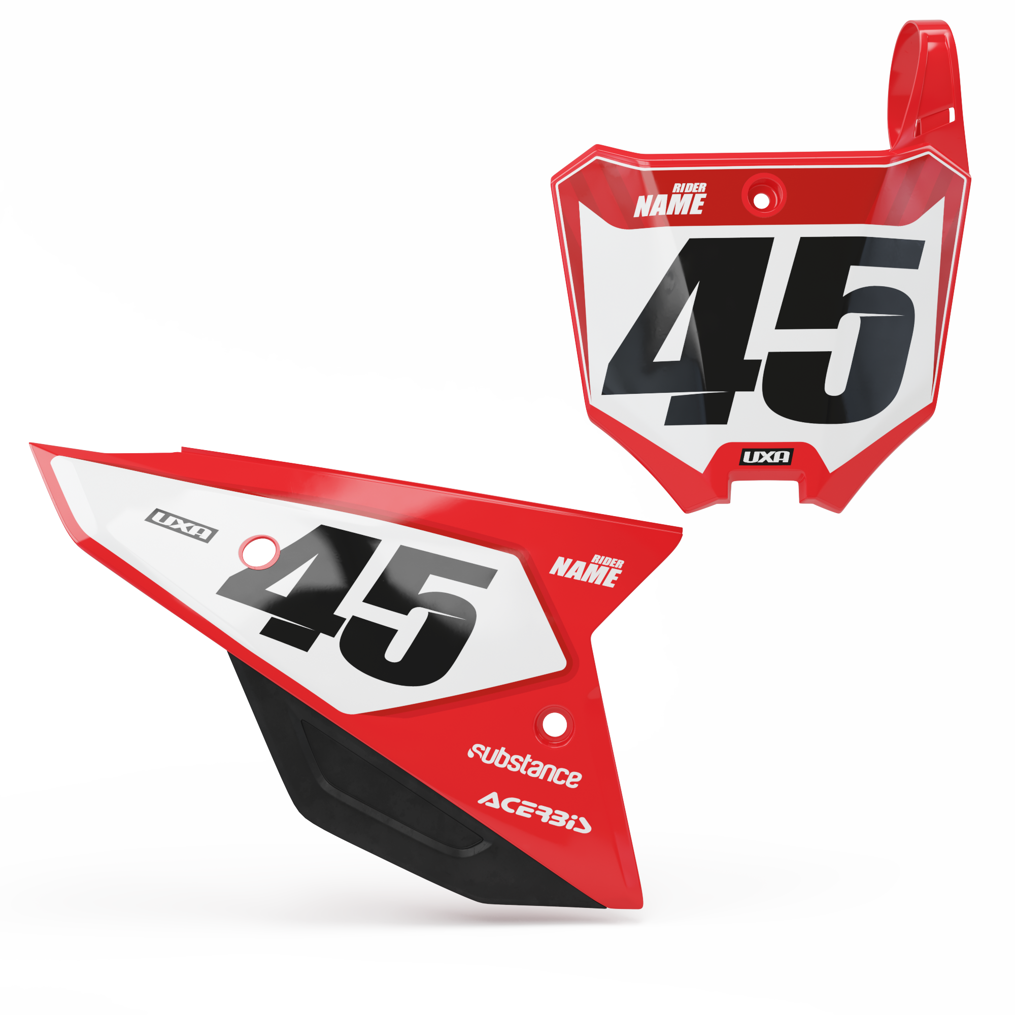 Honda 'MACH 1' Series Number Plate Graphics