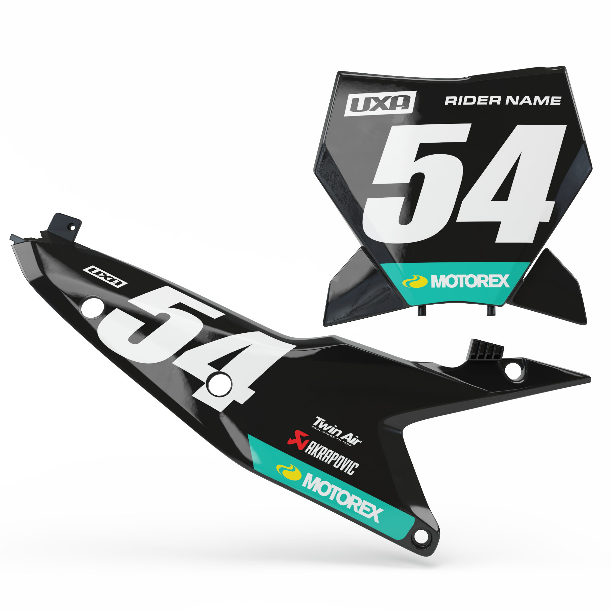 KTM 'COMP' Series Number Plate Graphics
