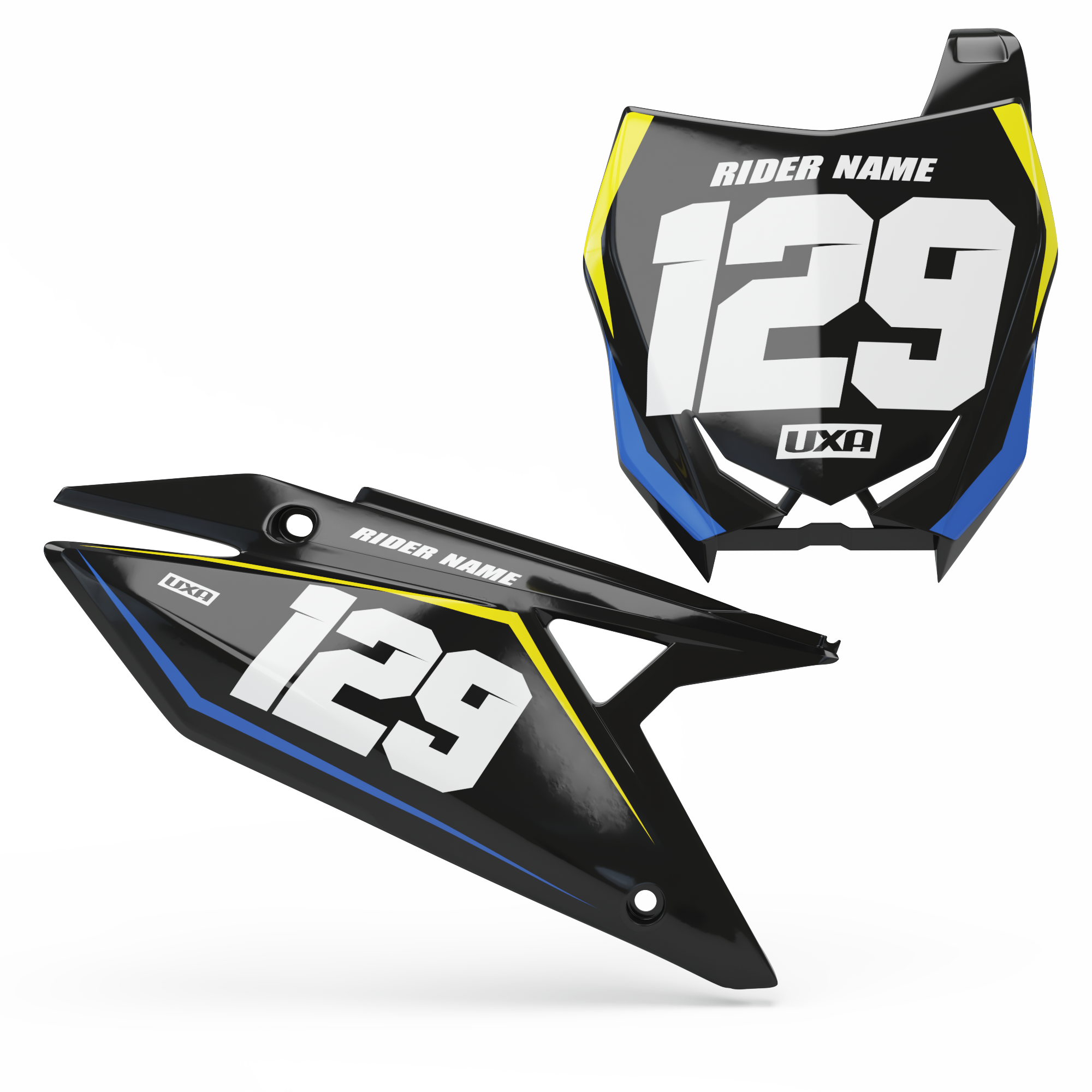 SUZUKI 'STRIKE' Series Number Plate Graphics