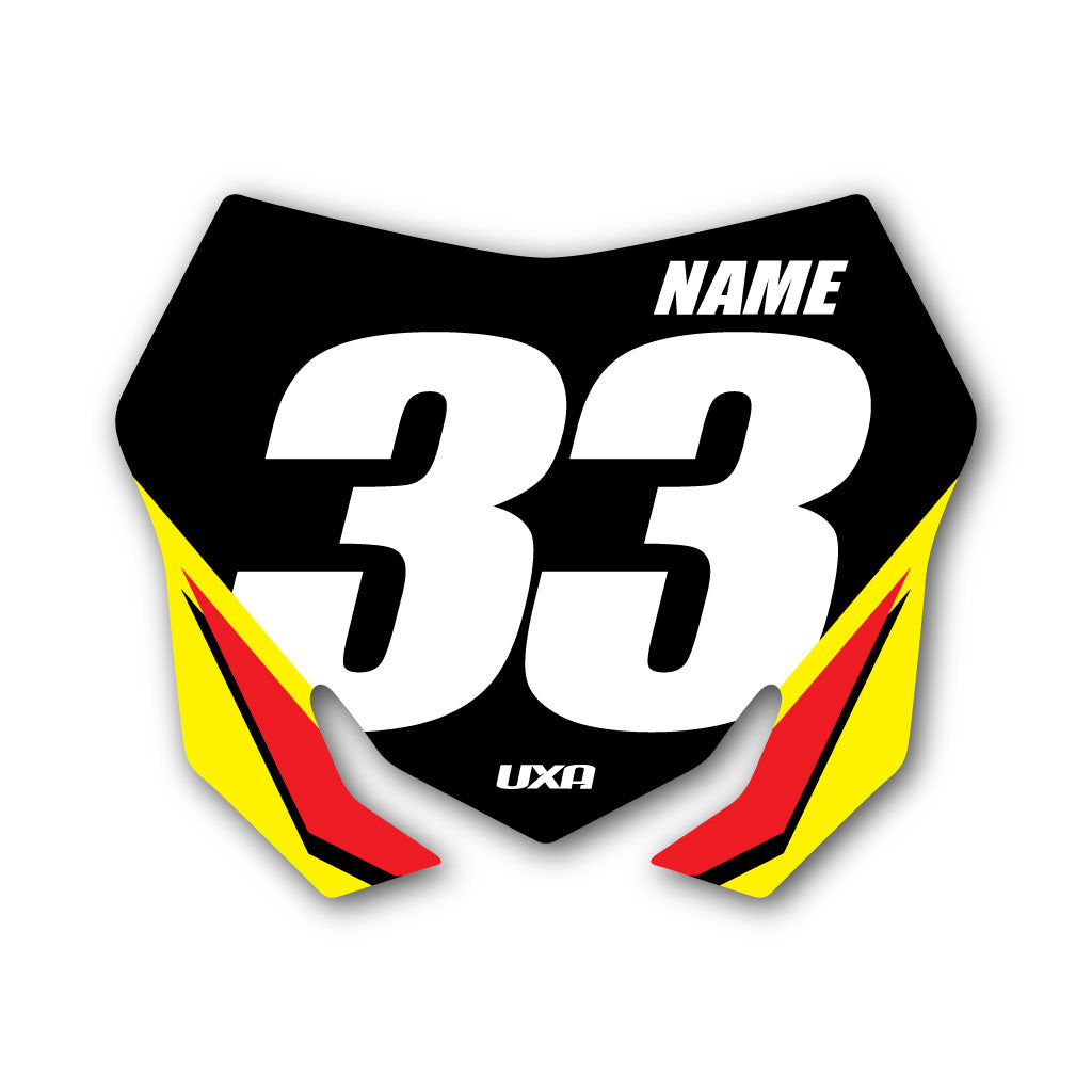 Suzuki - Front Number Plate Graphic