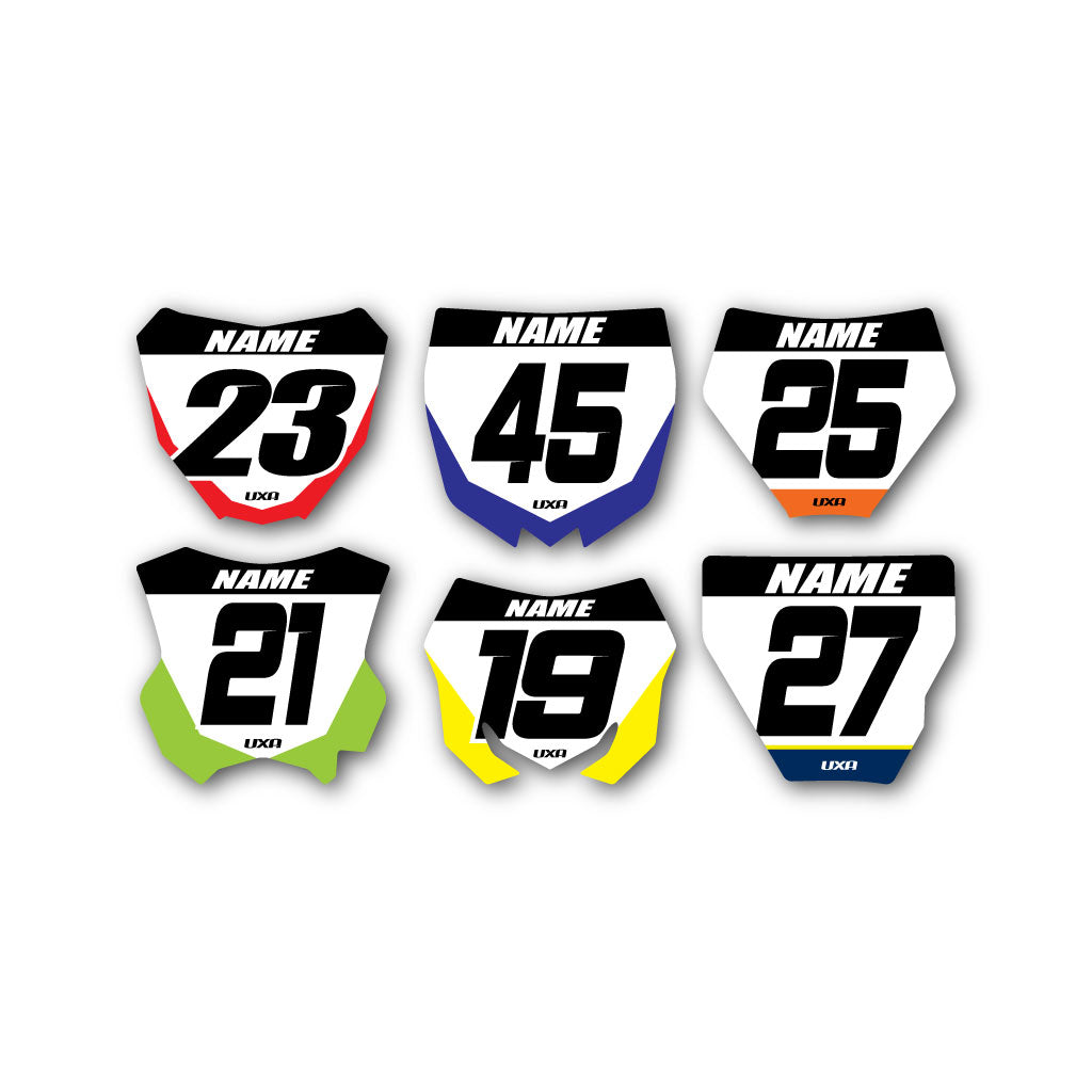 Mini Plate Decals | Custom Mini Plates | RIDE UXA